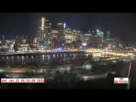 Live HD Webcam of Canmore Main Street, Canada